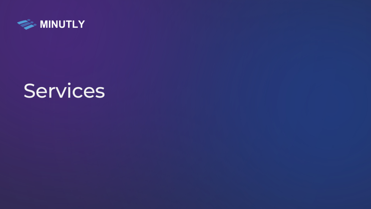 Minutly - Marketplace for IT Services